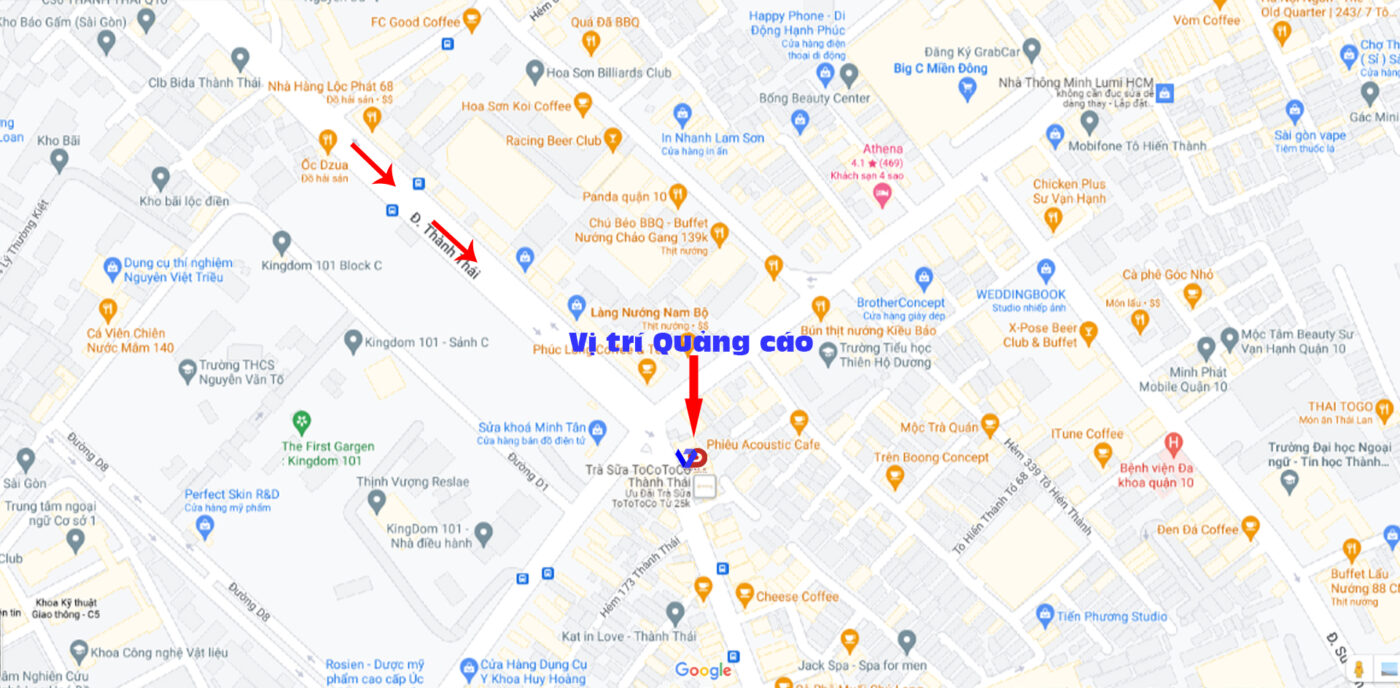 Ngã 4 Thành Thái – Tô Hiến Thành - Vương Di Advertising