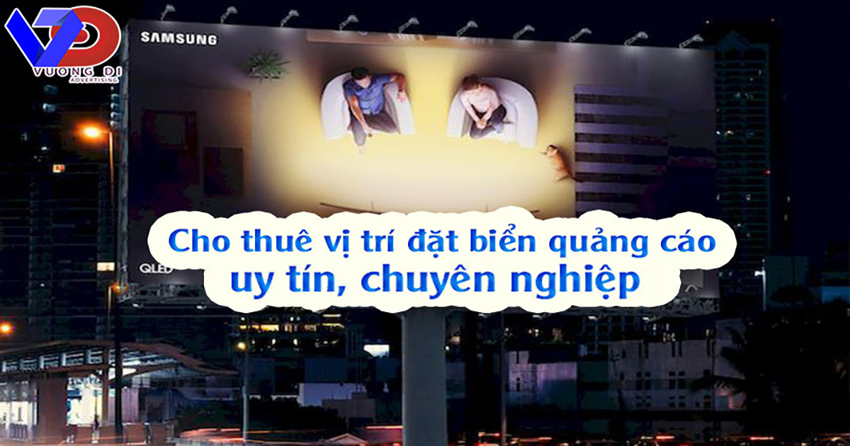 Cho thuê vị trí đặt biển quảng cáo chuyên nghiệp 2025